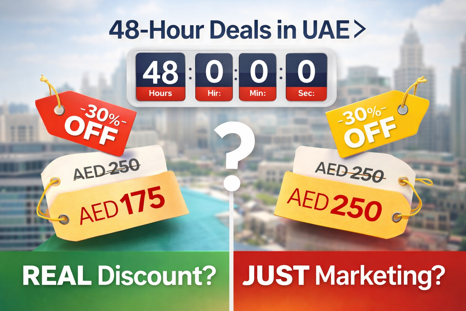 48-Hour Deals in UAE: Real Discounts or Marketing Trick?